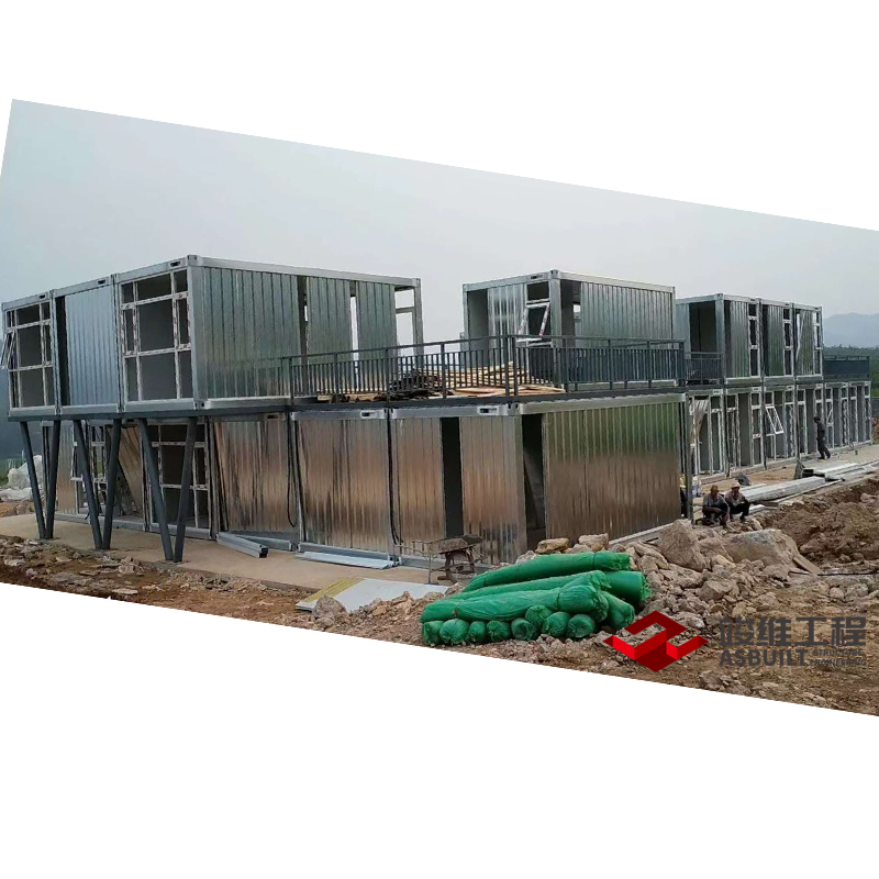 Corrugated Flatpack Container Cabin - Buy Big Wave Container House on ASBUILT STRUCTURE ...