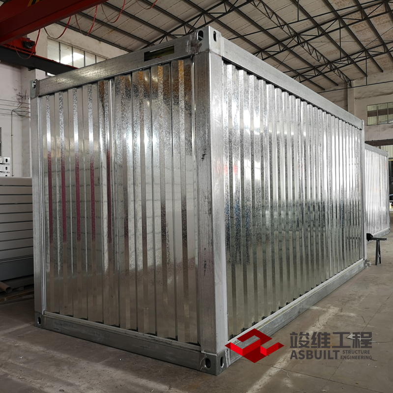 Corrugated Flatpack Container Cabin - Buy Big Wave Container House on ...