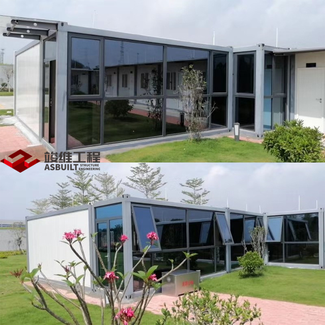 Glass Wall Container Home - Buy Modular Container House on ASBUILT ...