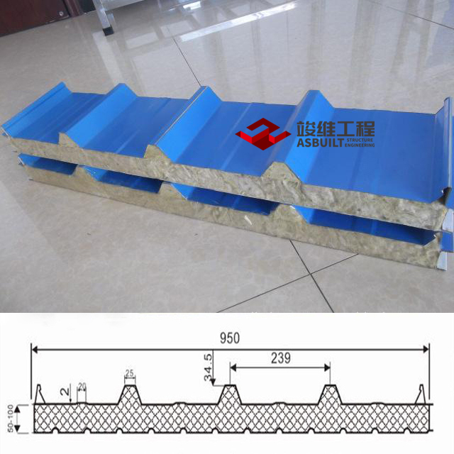 RockWool Sandwich Panel - Buy Fire-resistant Roof Panel on ASBUILT ...