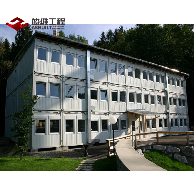 Modular Container Building - Buy Steel Prefabricated Building on ...